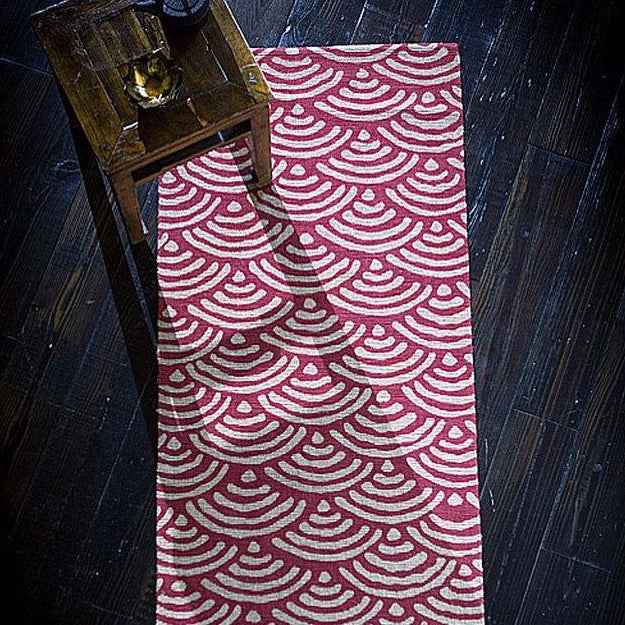 Rug Runner made from Coir – Terra Sage by Carrie Rae